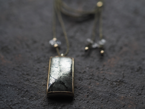 marcasite in agate brass necklace (shuuin) ネックレス・ペンダント Luciente 通販 ...