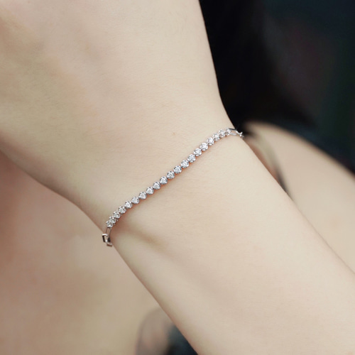 天然ダイヤモンドブレスレット0.32ct k18 ブレスレット パール 天然ダイヤモンドブレスレット0.32ct k18 ブレスレット パール