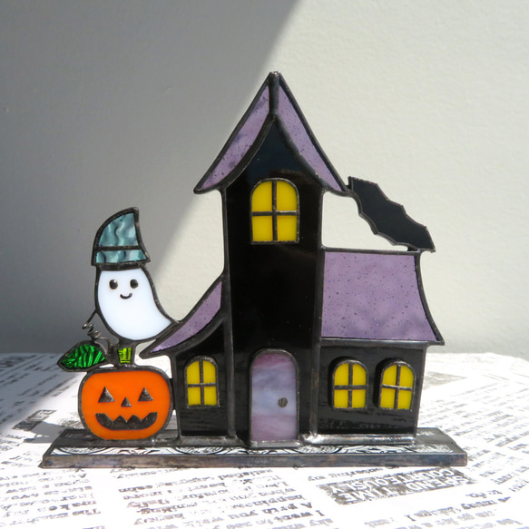 ステンドグラス ハロウィン オバケ かぼちゃ コウモリ その他インテリア雑貨 pi-tyan 通販 16555943｜Creema(クリーマ)