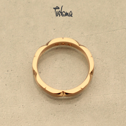 さくらモチーフリング プラチナK18ゴールド 指輪・リング Toshima 通販 16593465｜Creema(クリーマ)