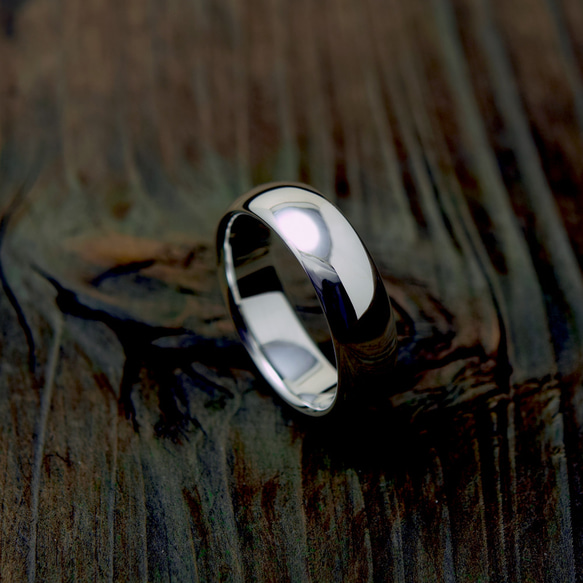 Sleek Ring / 6mm Silver ring オーダー制作/ 受注製作シルバーリング 甲丸形状 指輪・リング ATELIER ...