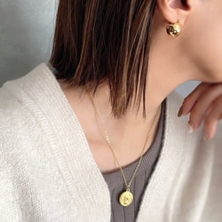 moon ゴールド ピアス / サージカルステンレス アレルギー対応 ピアス（スタッド・一粒） and story 通販 16601692 ...