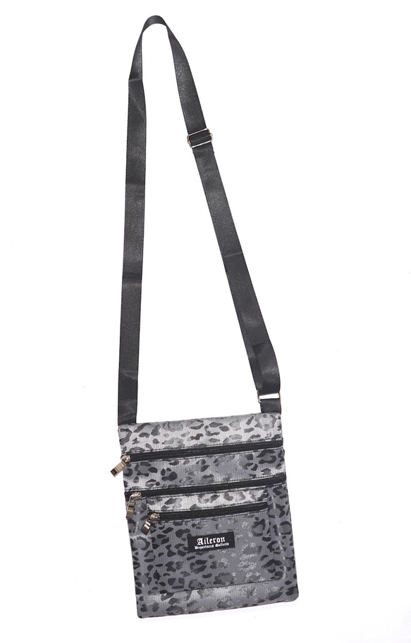 ADG LEOPARD SACOCHE BAG (black) サコッシュ ブラック 黒 ストリート サコッシュ A.D.G®︎ 通販 ...