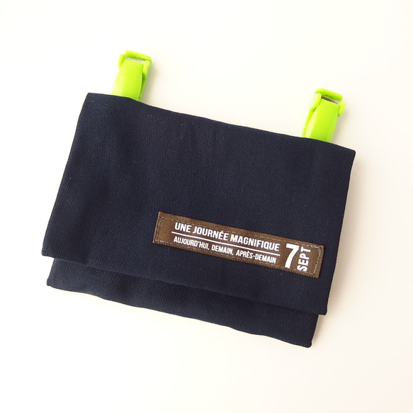 移動ポケット ネイビー＊7SEPTブラウン ip-1050 その他入園グッズ こぶたせいさくしょ 通販 16625513｜Creema(クリーマ)