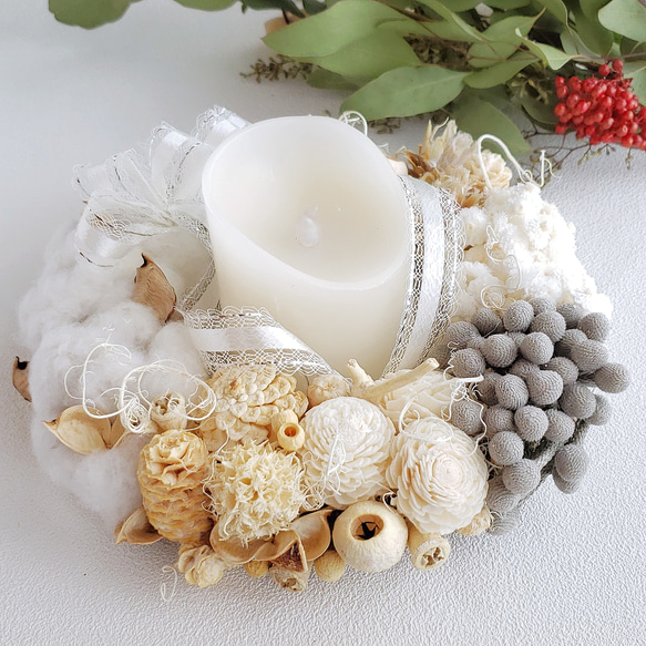 『Creema限定』ホワイトリース ドライ ドライフラワー 瑠花 通販 16634827｜Creema(クリーマ)