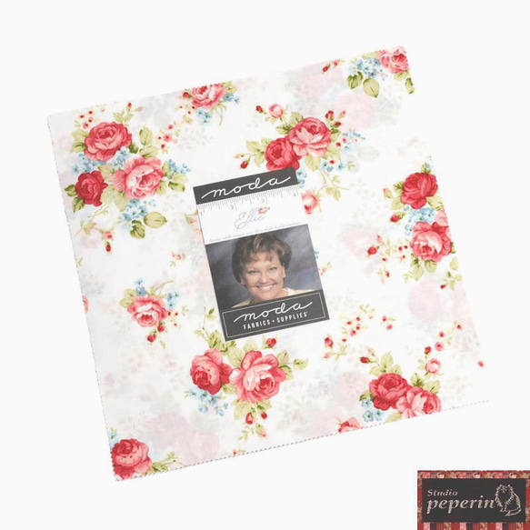 「Ellie」moda Layer Cakes (カットクロス42枚) Brenda Riddle はぎれ studio peperin 通販 ...