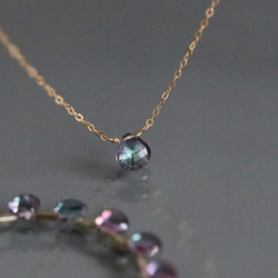希少石☆ミスティックトパーズのひと粒ネックレス｜14Kgf｜11月誕生石 ネックレス・ペンダント Bear's Jewelry 通販 16674972｜Creema(クリーマ)
