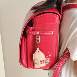 お守り袋(家) LF-062 ヌメ革ALL ヌメ革 レザー 牛 お守りケース 御守 お守り入れ キーホルダー ナチュラル 小銭入れ・コインケース Le/freem(レ/フリーム) 通販 ...