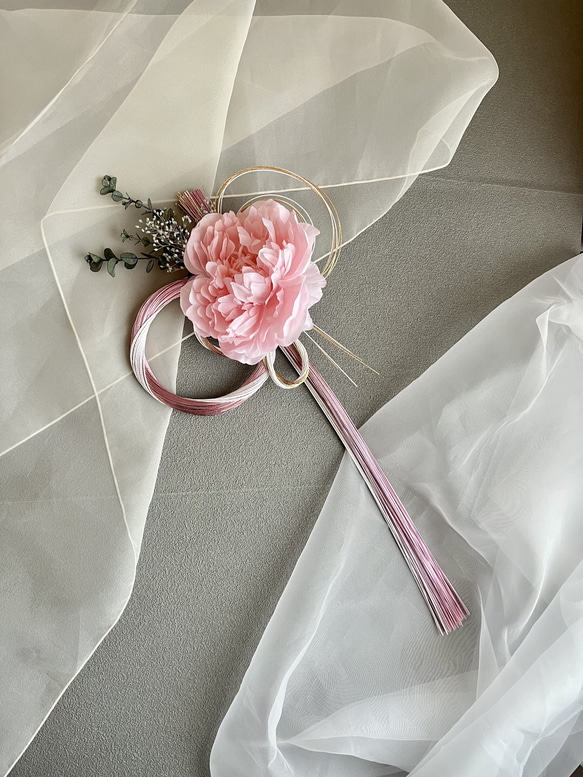 シンプルしめ縄 水引きしめ縄 アーティフィシャルフラワー プリザーブドフラワー モダン スタイリッシュしめ縄 しめ縄・しめ飾り keko ...