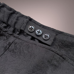 黒赤 ぺプラムライン セットアップ カシュクール 着物リメイク 和柄 黒MIX ウエスト調整有り （J51001） ワンピース 和 ...