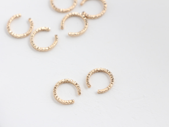 14kgf- sparkle square cut ear cuff (small size) イヤーカフ A.N 通販 16685752｜Creema(クリーマ)