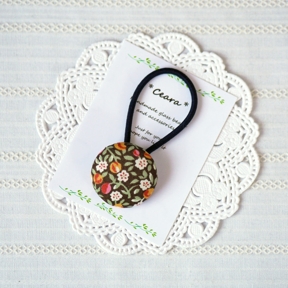 リバティ ヘアゴム Wynberry ウィンベリー（茶系）～ LIBERTY ～ ヘアゴム Ceara 通販 16689558｜Creema ...