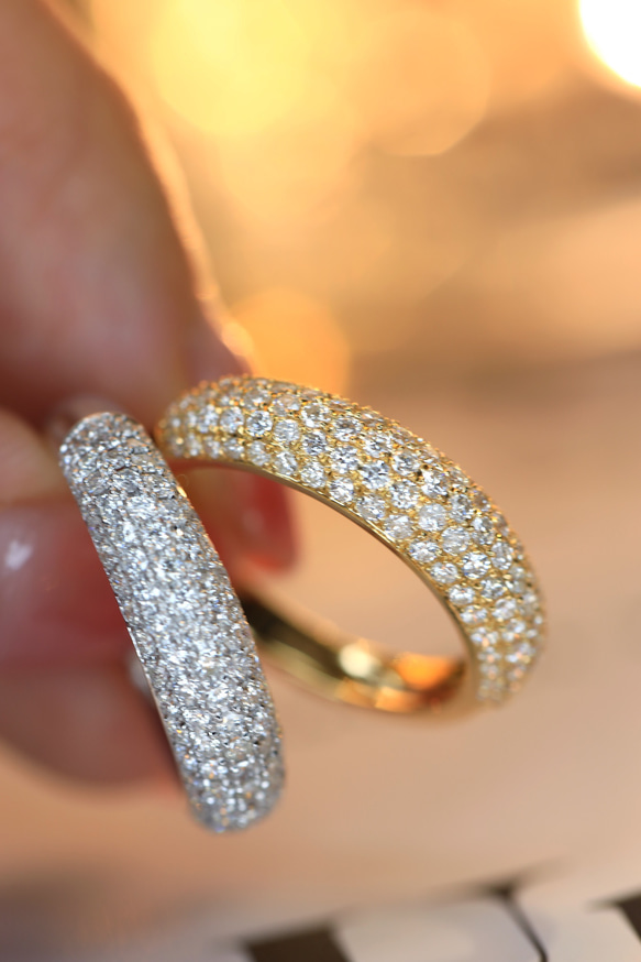 天然ダイヤモンドリング1.1ct k18 指輪・リング パール大好き(購入前にコメント) 通販 16714034｜Creema(クリーマ)