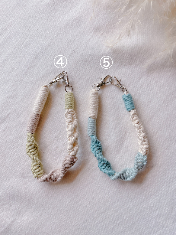 【選べる5色】スマホハンドストラップ/バイカラー/お花/マクラメ/くすみカラー/コットンロープ/スマホストラップ 携帯ストラップ ameri by okinawa 通販 16717693 ...