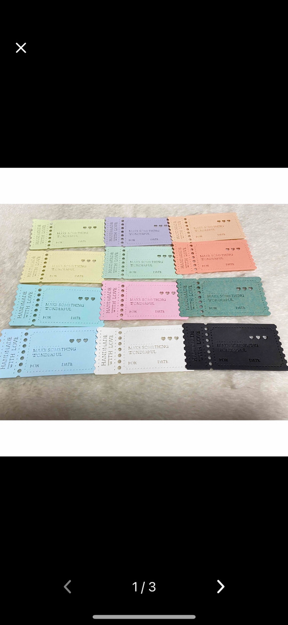 D119.ダイカット アルバム素材 コラージュ素材 チケット その他素材 Kii 通販 16738057｜Creema(クリーマ)