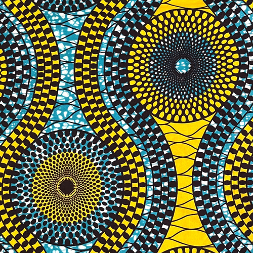 110cm×90㎝】アフリカンプリント生地/アフリカ布/水通し済み 110cm×90㎝】アフリカンプリント生地/アフリカ布/水通し済み