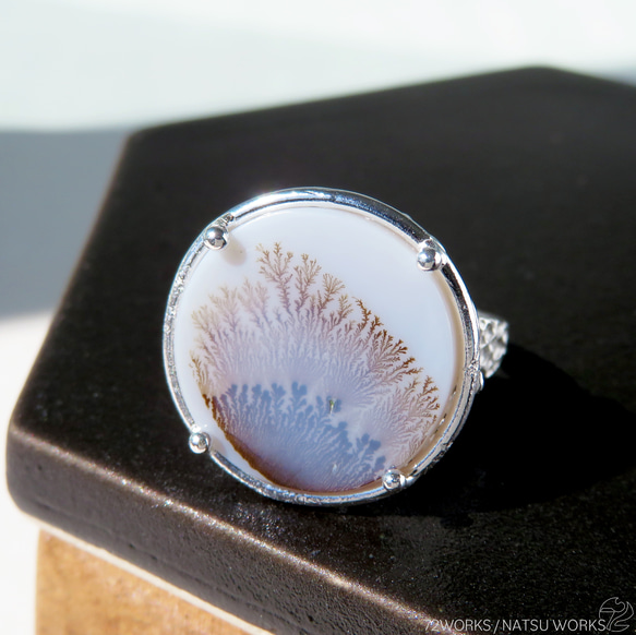 デンドリティック アゲート リング / Dendritic Agate Ring a6 指輪・リング NATSU WORKS 通販 16747326｜Creema(クリーマ)