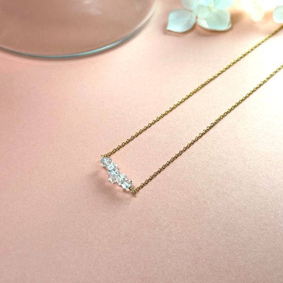 14Kgf ハーキマーダイヤモンド デコルテ プチネックレス ネックレス・ペンダント komari 通販 16775955｜Creema(クリーマ)