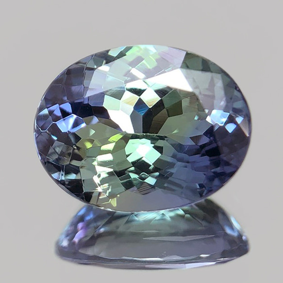 ◇鑑別書付き 非加熱タンザナイト 2.680ct ルース オーバル バイ ◇鑑別書付き 非加熱タンザナイト 2.680ct ルース オーバル バイ