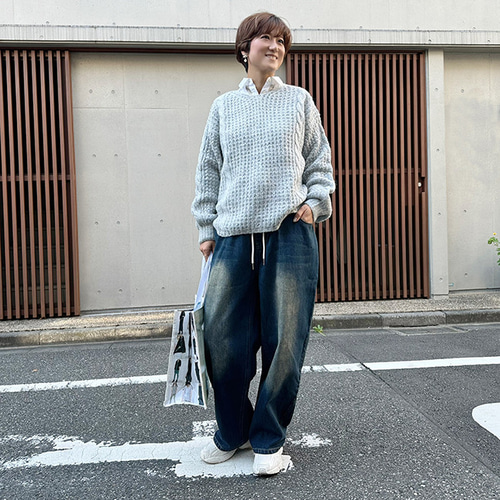 新作再販】大人カジュアルVネックゆったりふわふわニット 新作再販】大人カジュアルVネックゆったりふわふわニット