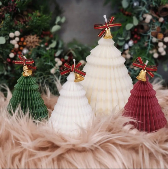 Origami Christmas Tree Candle ~Big size~ キャンドル・キャンドルホルダー Sha la la ...