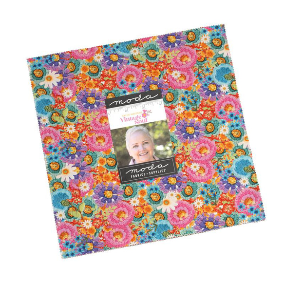 「Vintage Soul」moda Layer Cakes (カットクロス42枚）Cath Holden はぎれ studio ...