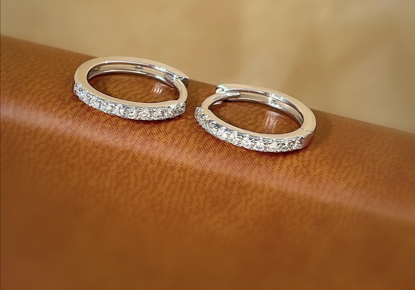 天然ダイヤモンドピアス0.18ct k18 ピアス（フープ） パール大好き(購入前にコメント) 通販 16818909｜Creema(クリーマ)