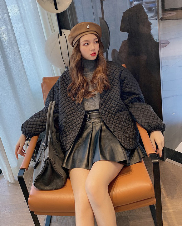 キルティングコート コットンジャケット キルティング コート ジャケット アウター 秋冬 モード系 ジャケット Mike's shop 通販 ...