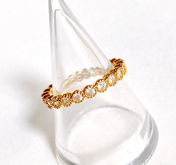 高品質・しあわせ永遠（エタニティ）SV925 AAAジルコニアダイアモンド リング 指輪・リング heart アトリエ直売 通販｜Creema ...