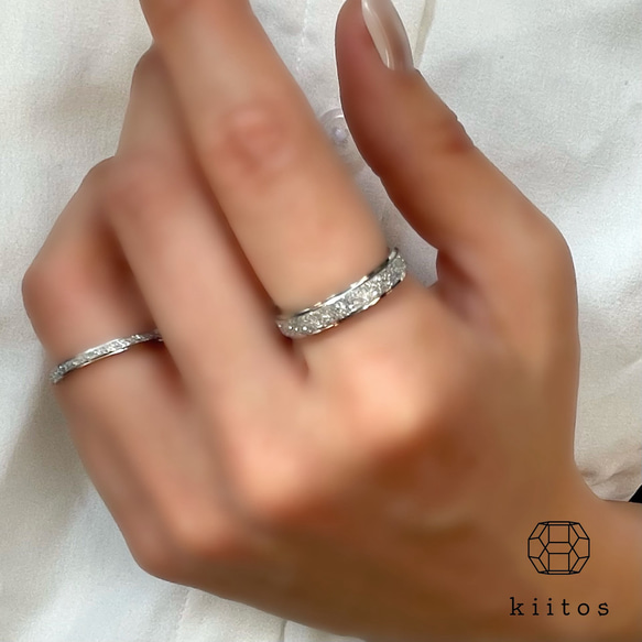 つけっばなし！OK♪金属アレルギー対応 316L サージカルステンレス うる艶 華奢 リング 指輪 指輪・リング kiitos★金属アレルギー対応アクセ 通販 16833118｜Creema ...