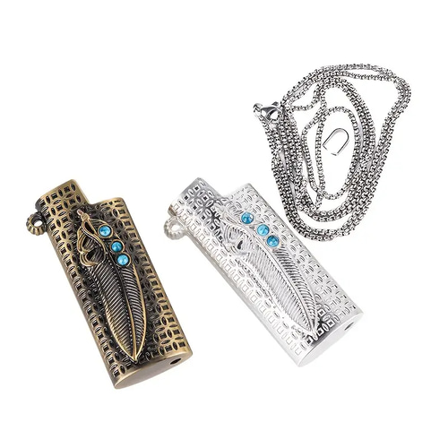 BIC J5 Bic Mini Lighter ミニライター ケース ネックレス 金属 BIC J5 Bic Mini Lighter ミニライター ケース ネックレス 金属