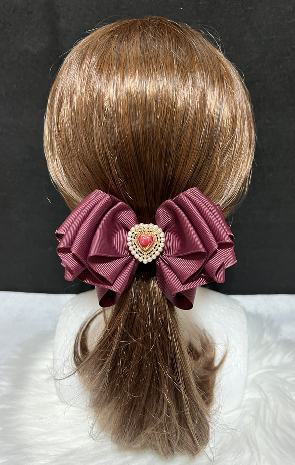 SALE No.1014オリジナルデザインリボン ヘアゴム ヘアゴム Rena 通販｜Creema(クリーマ) 16848369