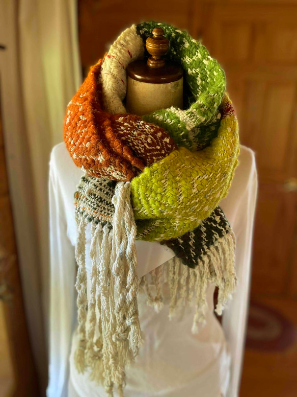 Sweden Wool & Cotton Stole #2326 ストール Litsuko.Y 通販 16848594｜Creema(クリーマ)