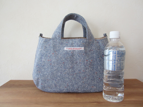 2wayウールツイードのトートバッグ トートバッグ プチレーズン 通販 16851498｜Creema(クリーマ)