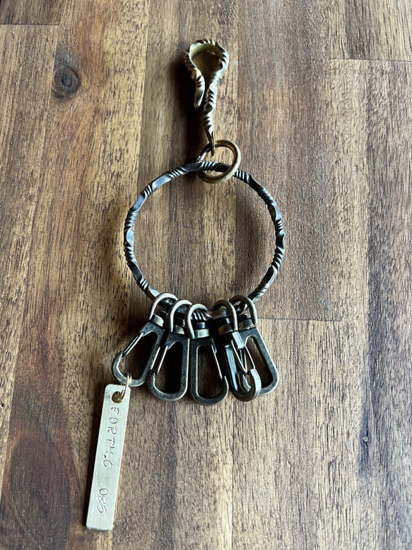 ツイストラージキーリング⑤ キーリング FORTHCRAFT 通販｜Creema(クリーマ)