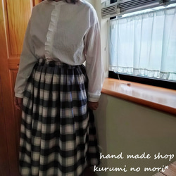 再販!!フロントフリルブラウス フリーサイズ 全17色から選べます ブラウス kurumi no mori* 通販 16859480｜Creema(クリーマ)