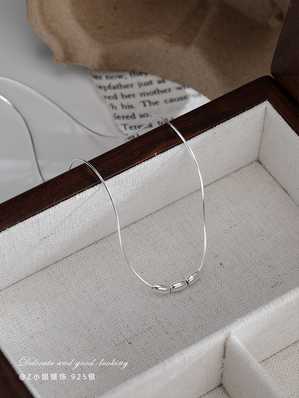 シルバー925 高見え 米粒 ペンダント ネックレス silver925 ネックレス・ペンダント koiki_ac 通販｜Creema(クリーマ) 16863569