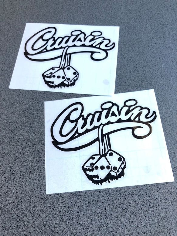 cruisin dice 001】ステッカ -お得2枚セット中サイズ 《カラー選択可》送料無料 シール・ステッカー MLA.sticker ...