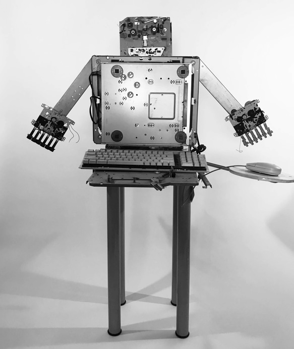 RegenerativeArt Robot re-BOT 202019561-0118 立体・オブジェ アート工作©Popbox Arts ...