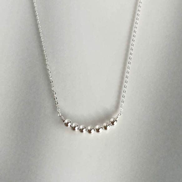silver925 Round Beads Necklace ネックレス・ペンダント Y o u M e 通販 16892740｜Creema(クリーマ)