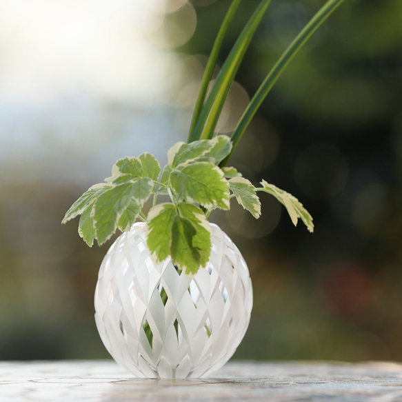 かごあみ 切子ガラス 一輪挿し・花瓶・花器 Namry Glass 通販｜Creema(クリーマ) 16902441