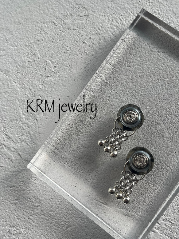 button pierce No.2 ピアス（スタッド・一粒） KRM,n* 通販 16908330｜Creema(クリーマ)