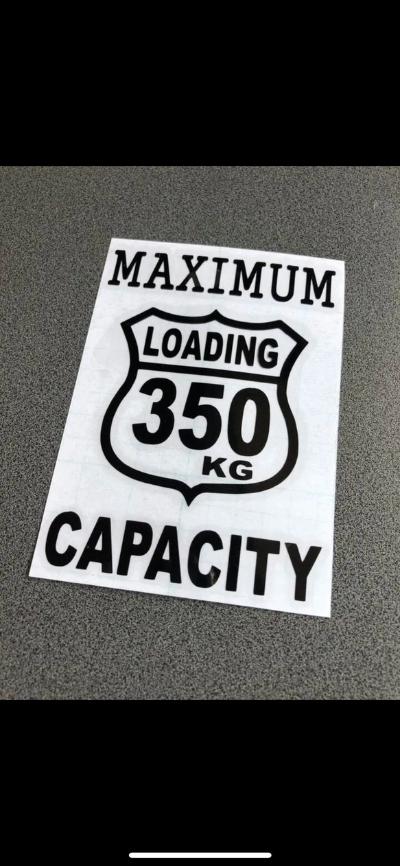 ルート 66【ROUTE LOADING 350kg】002ステッカー 小サイズ《カラー選択可》送料無料 シール・ステッカー MLA ...