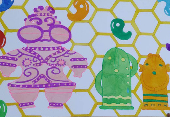 土偶とはにわ イラスト りんな@C106 南2 d34a 通販 16946949｜Creema(クリーマ)