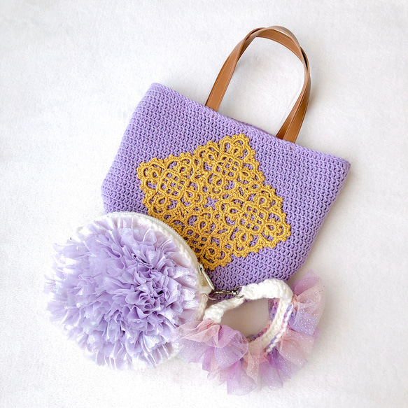 【Creema限定】春の福袋2024《パープル》 送料無料 トートバッグ ポーチ ハンドストラップ セット トートバッグ AkiToki 通販 16949042｜Creema(クリーマ)