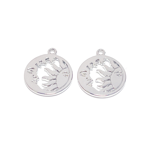 ejp511【2個入り】Moon&Sun コイン シルバーチャーム チャーム DIYBEJEWEL営業時間外対応不可 通販 16951463 ...
