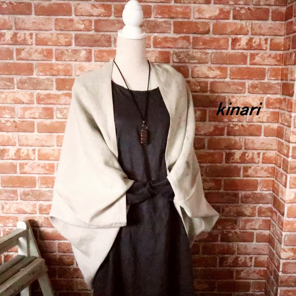 新色の赤！3WAY】リネンの羽織りボレロ ストール ️ ギフト X'mas 日よけ 和装 ボレロ An's 通販 16953250 ...