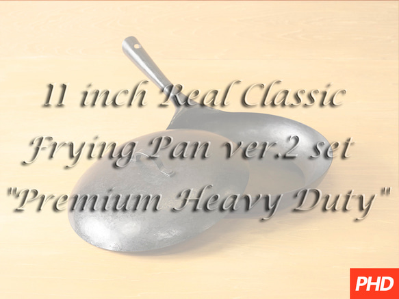 11インチ Real Classic フライパン ver.2 ”Premium Heavy Duty" 蓋付きセット フライパン Yuya Kobayashi 通販 16954040 ...