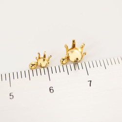 316L サージカルステンレス 6本爪 立て爪 石座 各種 金具・チェーン Trois anges 通販 16982212｜Creema(クリーマ)