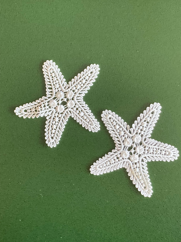 ケミカルレースAP・レースモチーフ・レースオーナメント＃6185R ワッペン・アップリケ Madame Emiko 通販 16986156｜Creema(クリーマ)